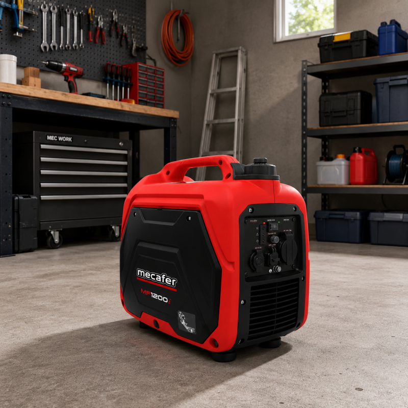 Mecafer - Groupe Electrogene Inverter Portable 1080W Silencieux 93 dB ...